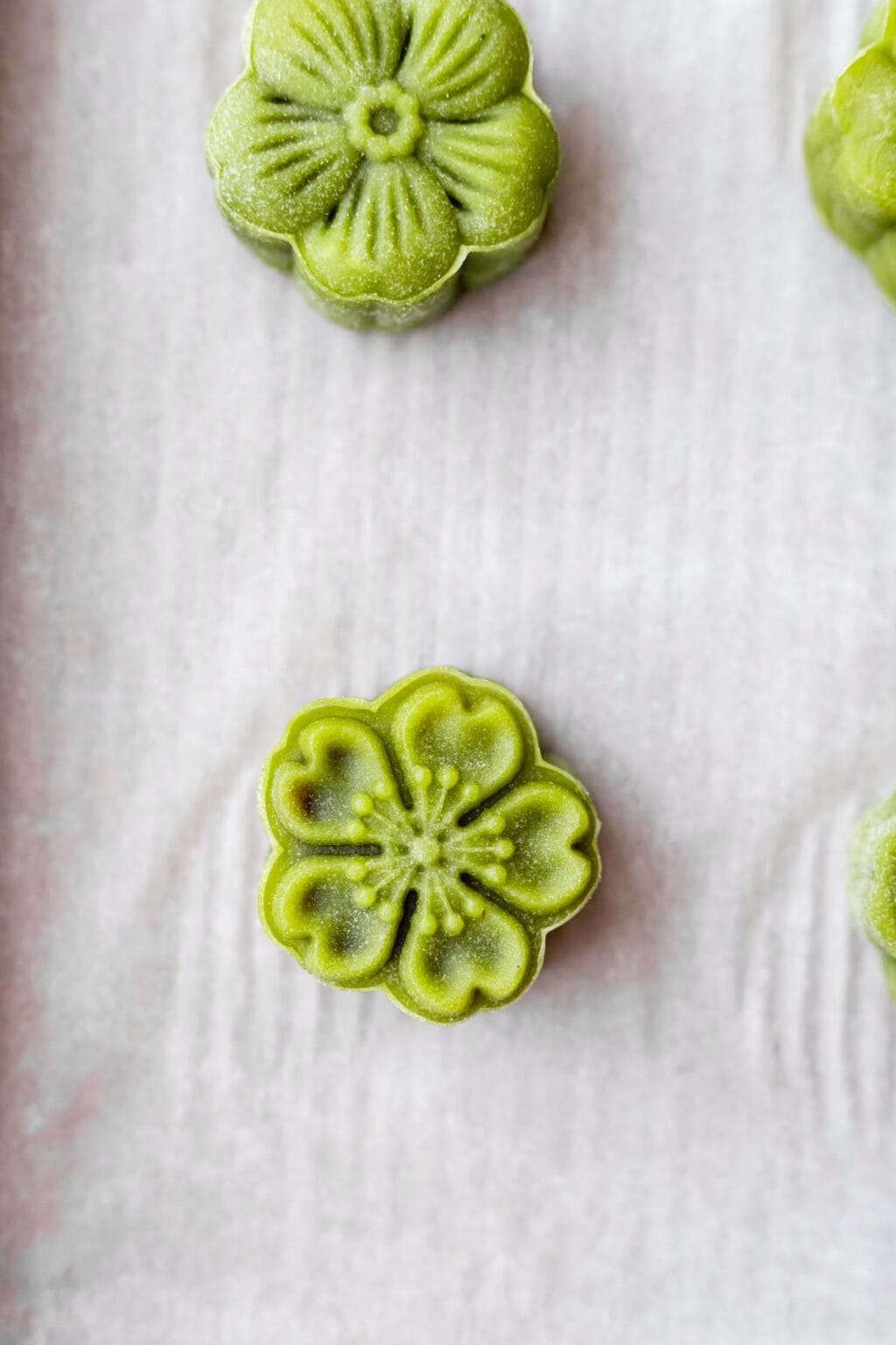 Matcha Snow Skin Mooncakes - Cooking Therapy