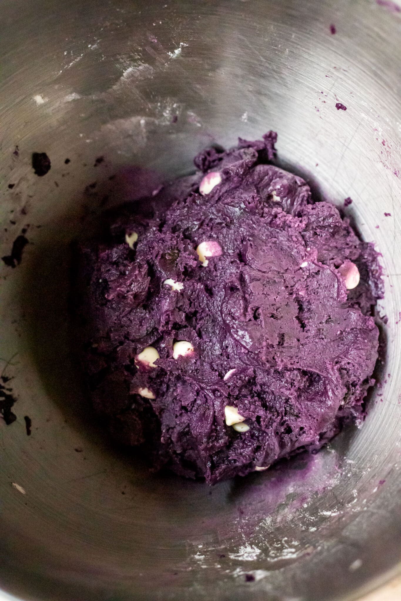 Ube Cookies and Cream Cookies - Cooking Therapy