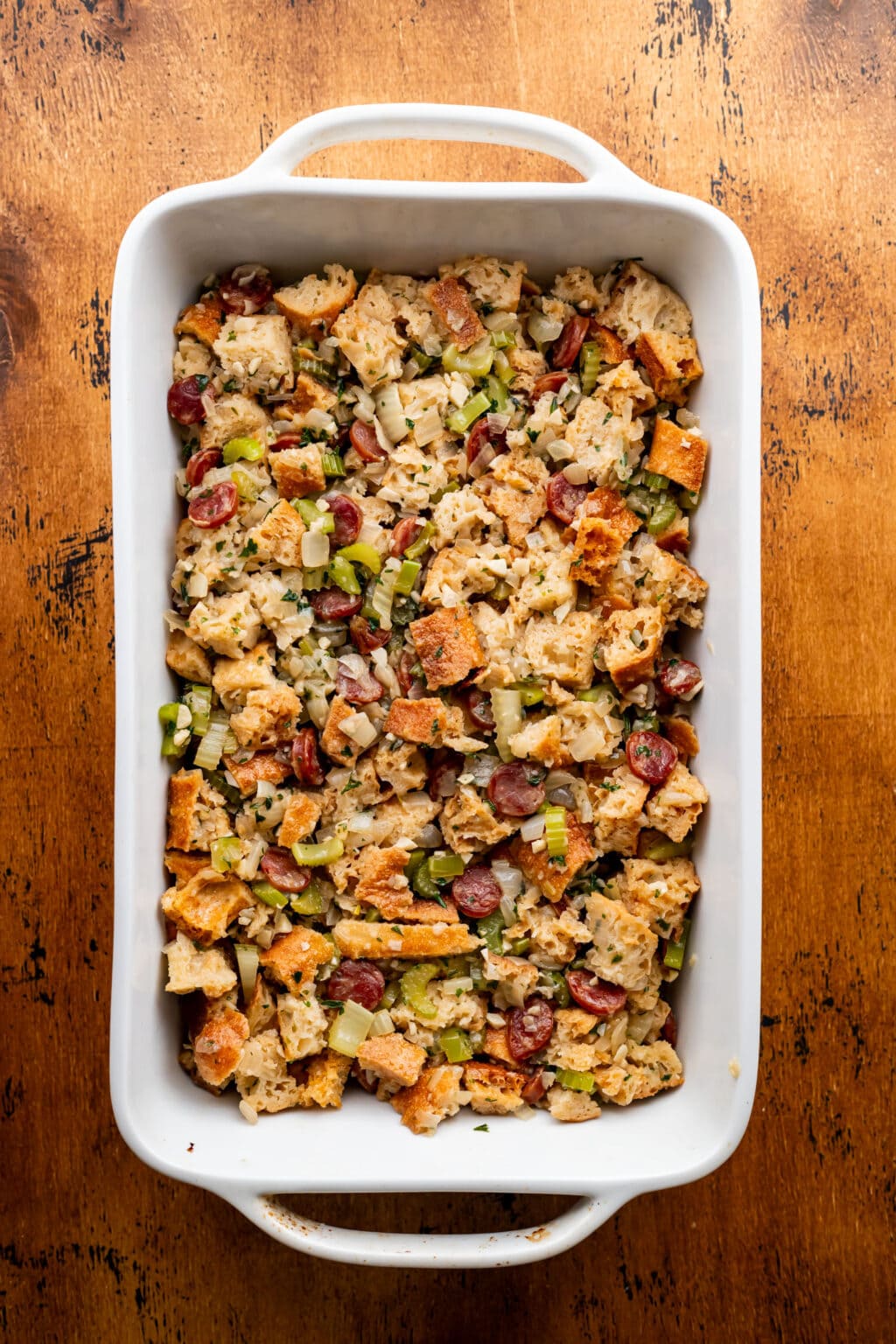 Chinese Sausage Stuffing - Cooking Therapy
