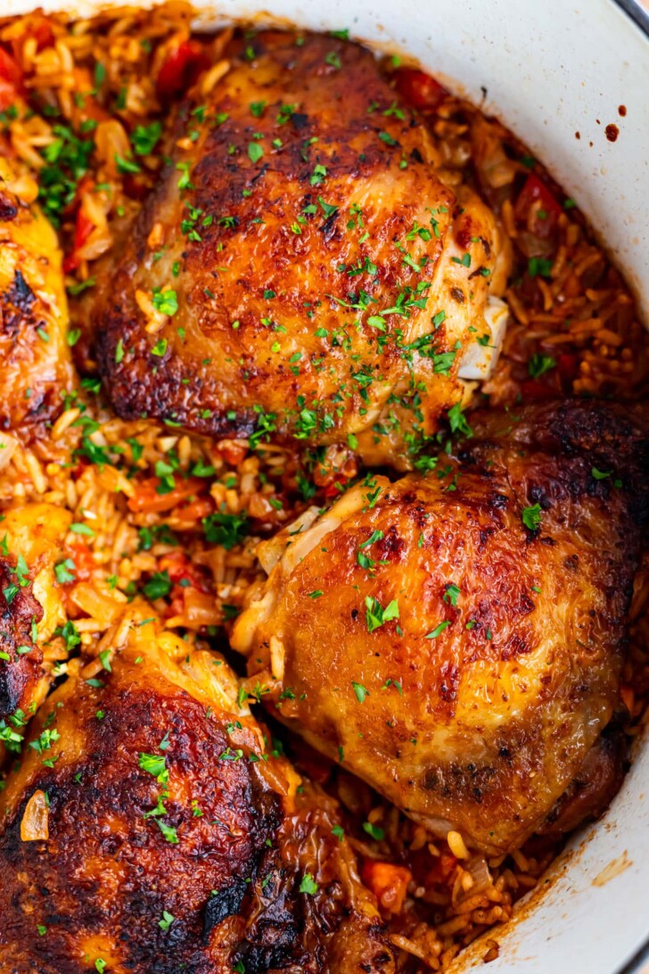 One Pot Chicken and Rice (Asian Inspired) - Cooking Therapy