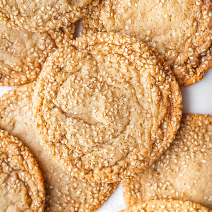 Chewy Honey Sesame Cookies - Cooking Therapy