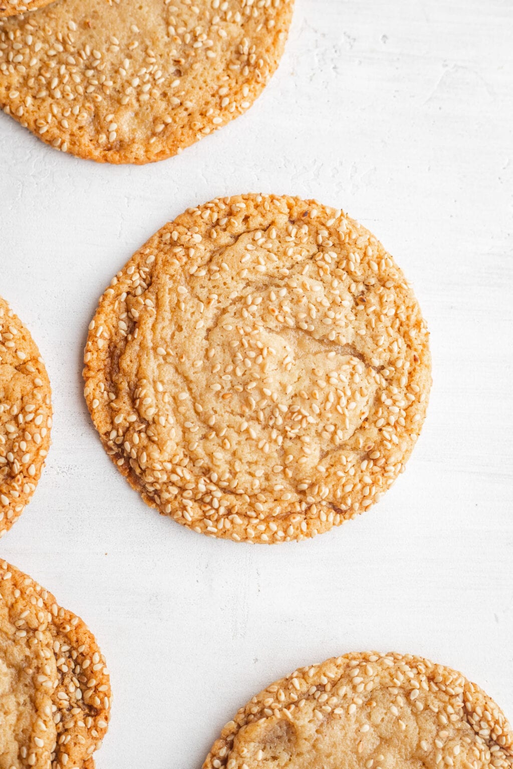 Chewy Honey Sesame Cookies - Cooking Therapy