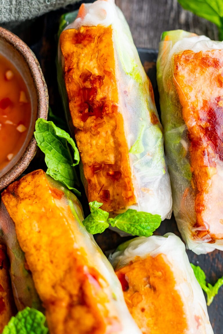 Vegetarian Vietnamese Spring Rolls (Goi Cuon Chay) - Cooking Therapy