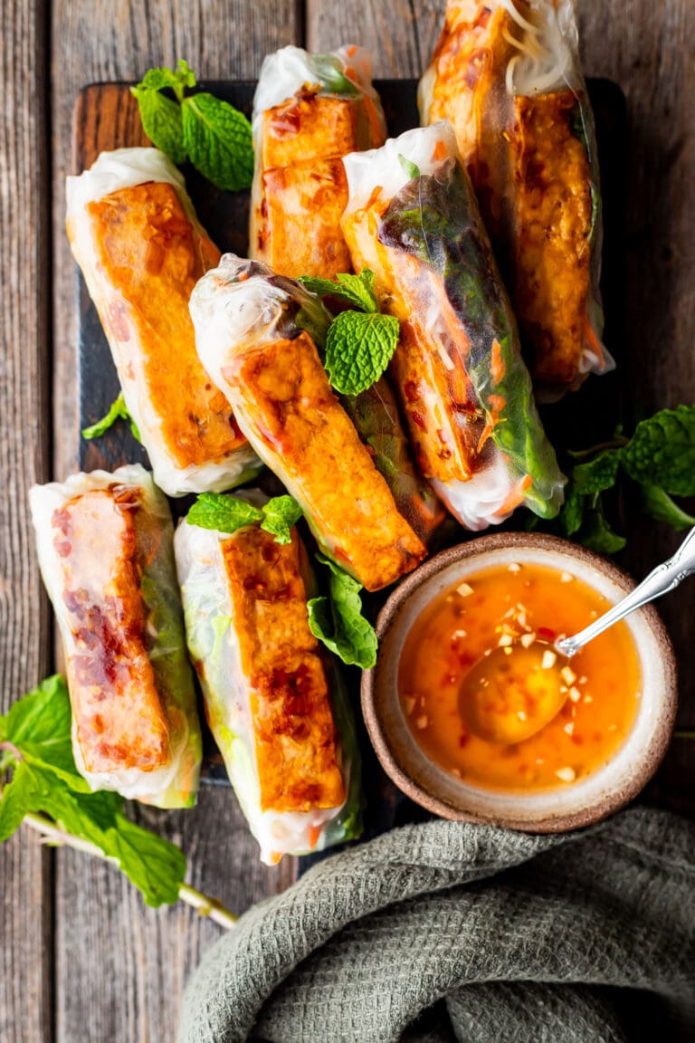 Vegetarian Vietnamese Spring Rolls (Goi Cuon Chay) - Cooking Therapy