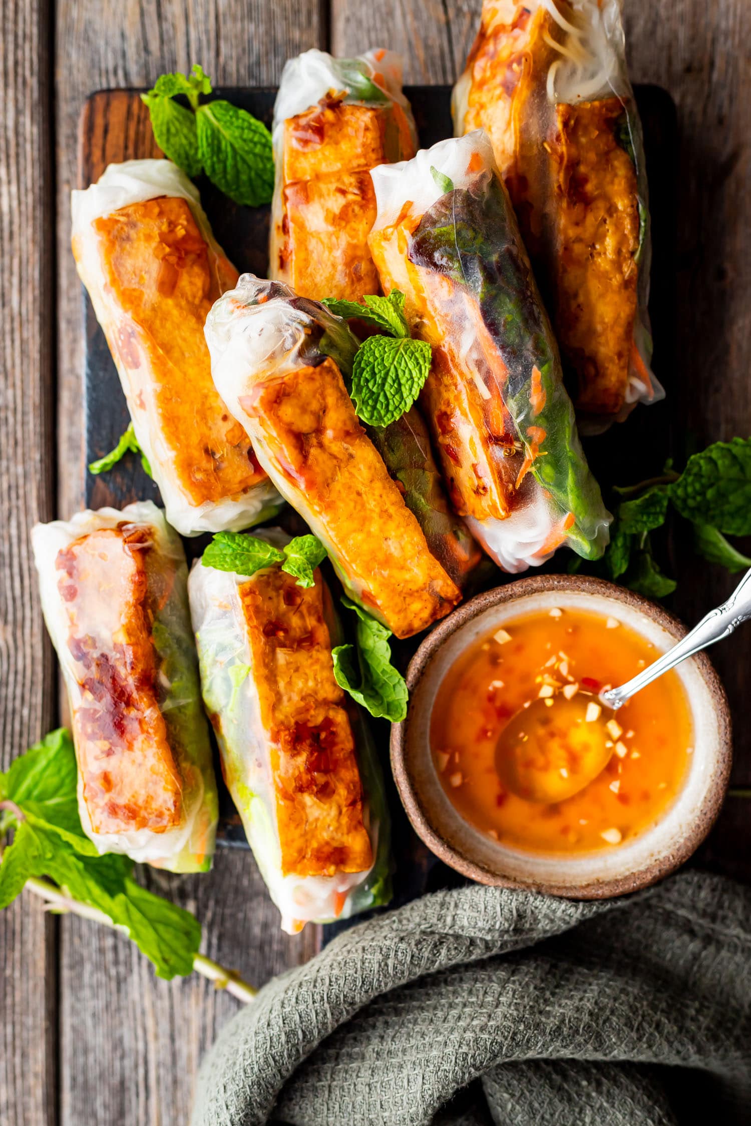 Vegetarian Vietnamese Spring Rolls (Goi Cuon Chay) - Cooking Therapy