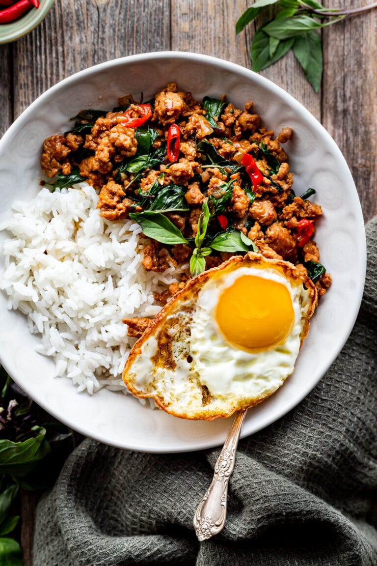 20-Minute Pad Kra Pao (Thai Basil Pork) - Cooking Therapy
