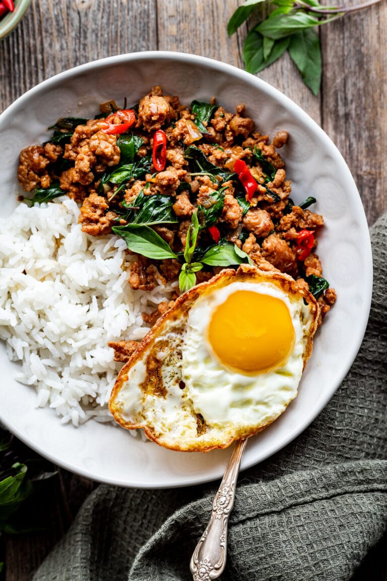 20-Minute Pad Kra Pao (Thai Basil Pork) - Cooking Therapy
