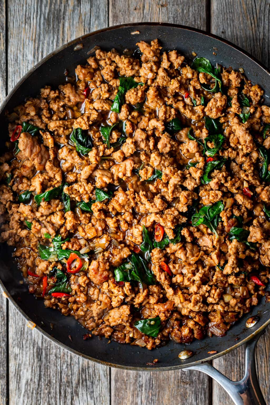 20-Minute Pad Kra Pao (Thai Basil Pork) - Cooking Therapy