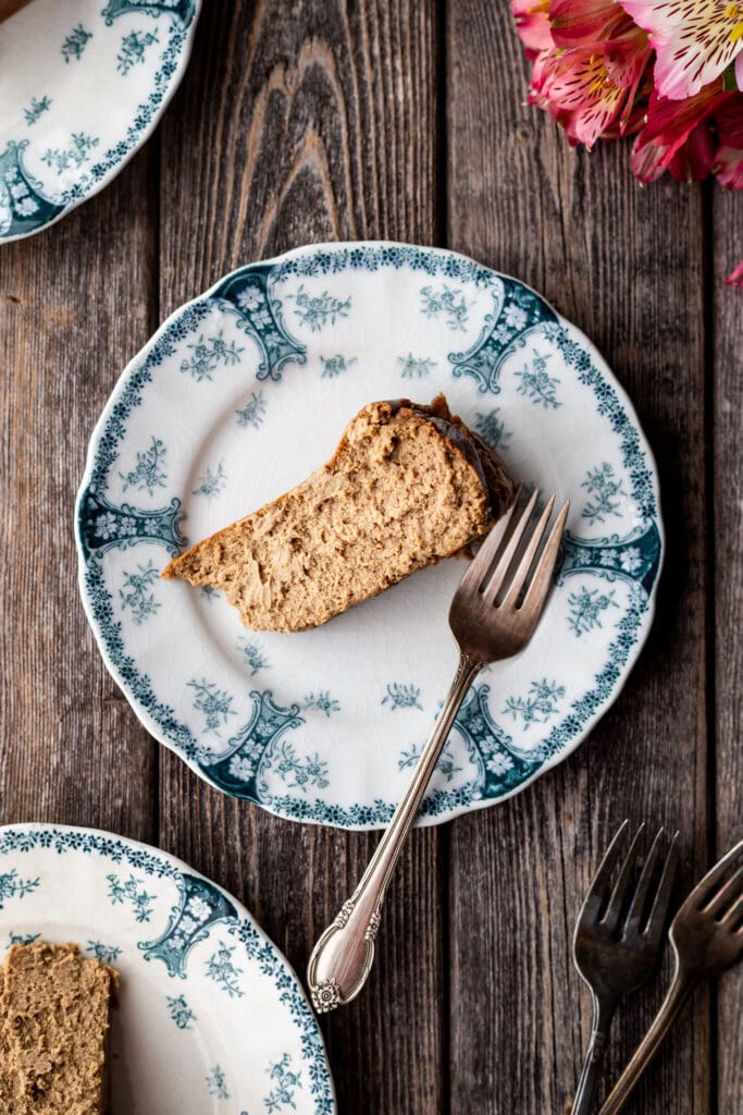 Vietnamese Coffee Basque Cheesecake - Cooking Therapy