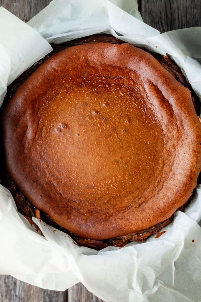 Vietnamese Coffee Basque Cheesecake - Cooking Therapy