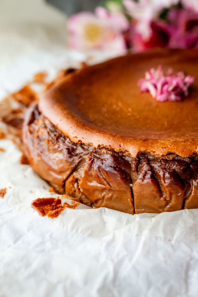 Vietnamese Coffee Basque Cheesecake - Cooking Therapy