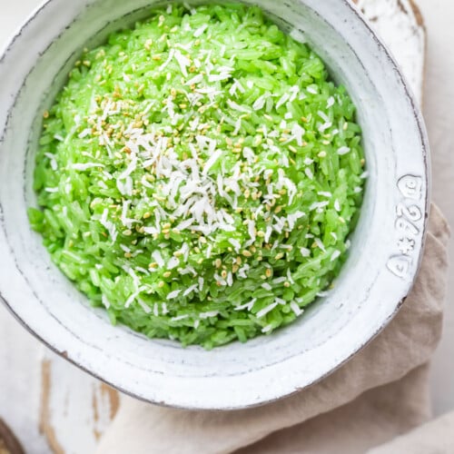 The Best Pandan Sticky Rice (Xoi La Dua) - Cooking Therapy