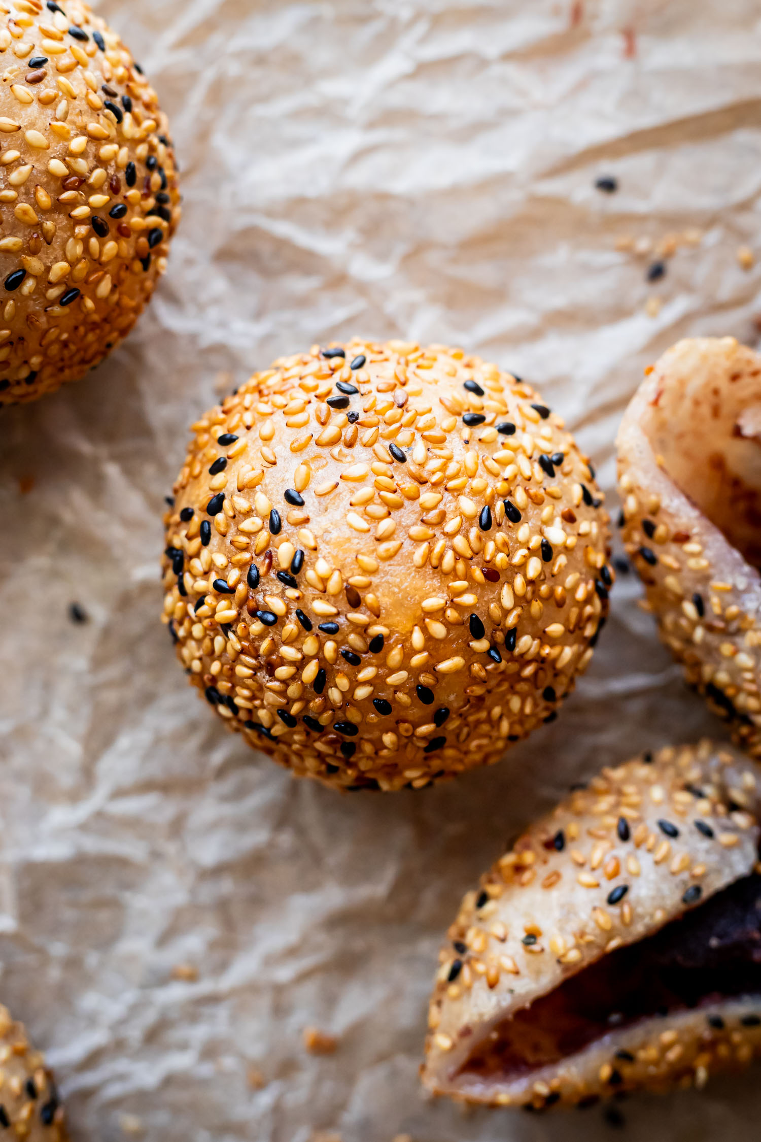Fried Chinese Sesame Balls - Cooking Therapy
