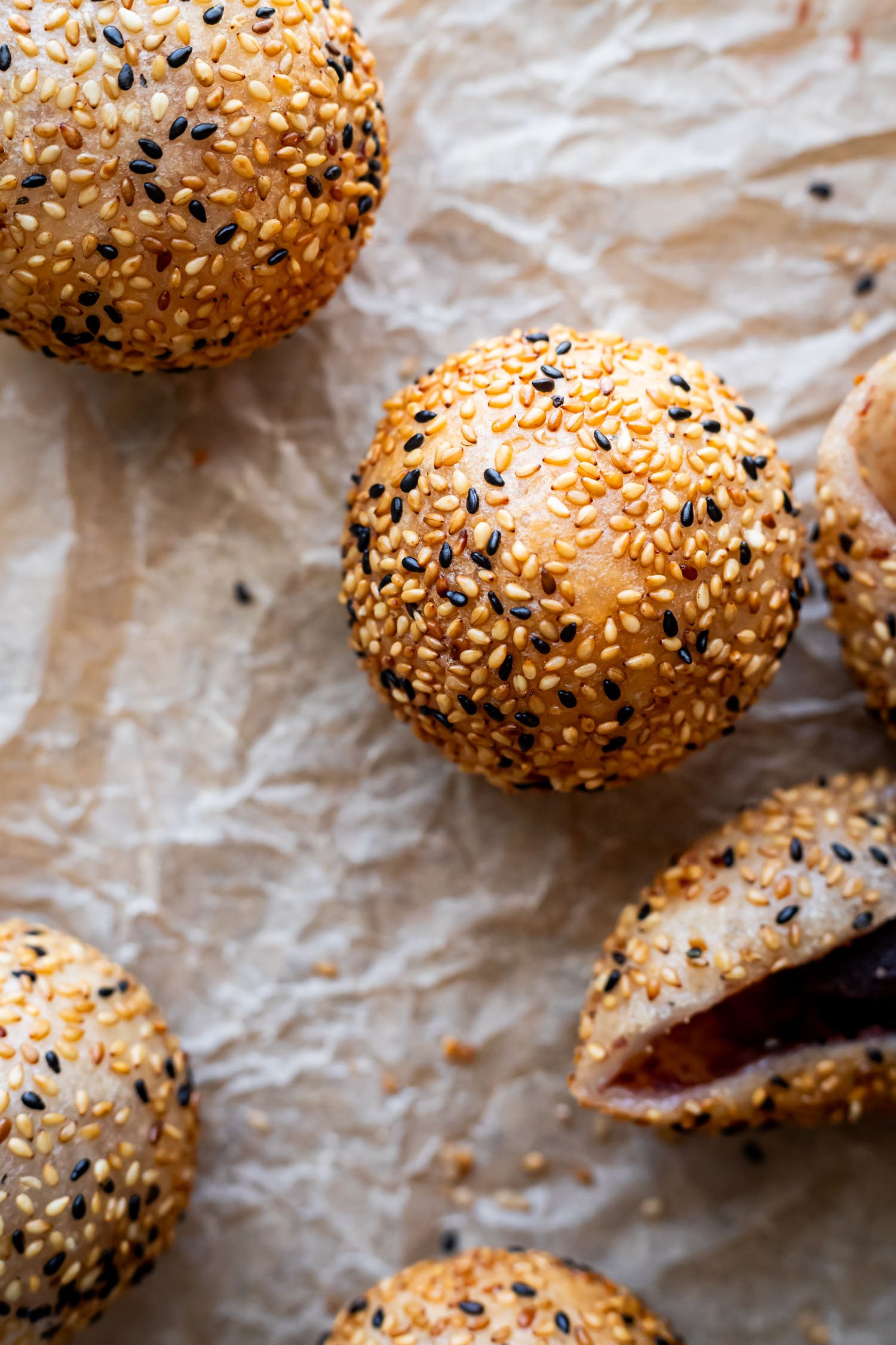 Fried Chinese Sesame Balls - Cooking Therapy