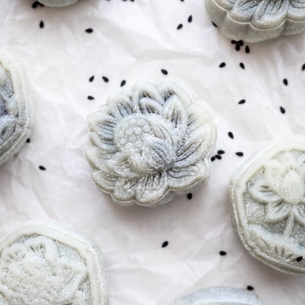 Black Sesame Snow Skin Mooncakes - Cooking Therapy