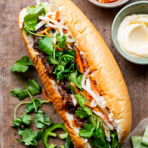 Authentic Lemongrass Beef Banh Mi - Cooking Therapy
