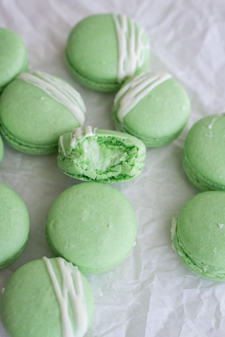 Beginner Friendly Pandan Macarons - Cooking Therapy