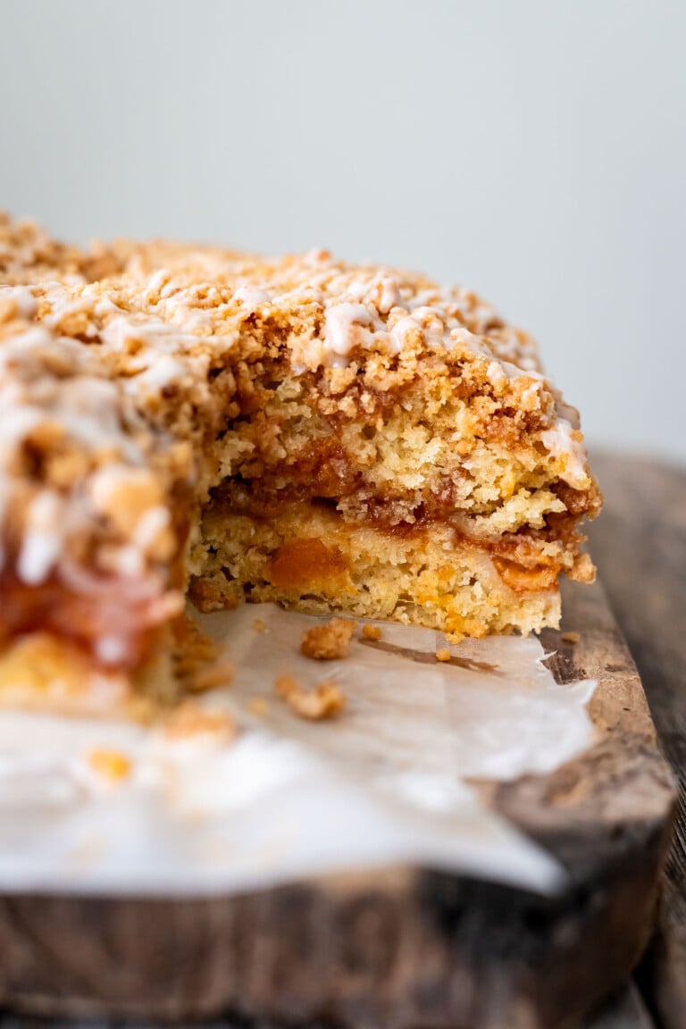 Persimmon Streusel Coffee Cake - Cooking Therapy