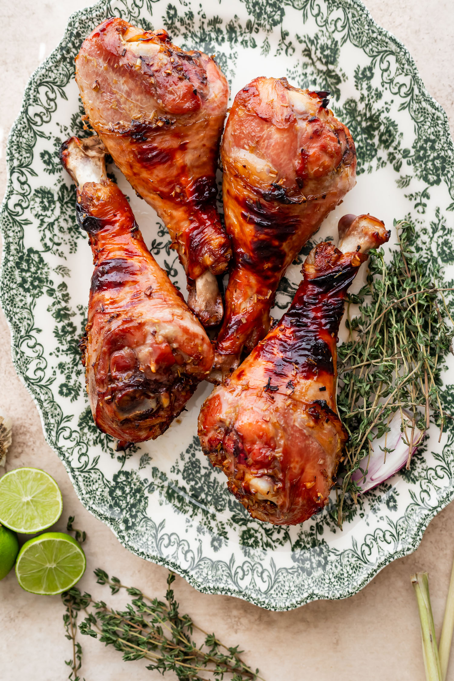 Roasted Lemongrass Turkey Legs - Cooking Therapy