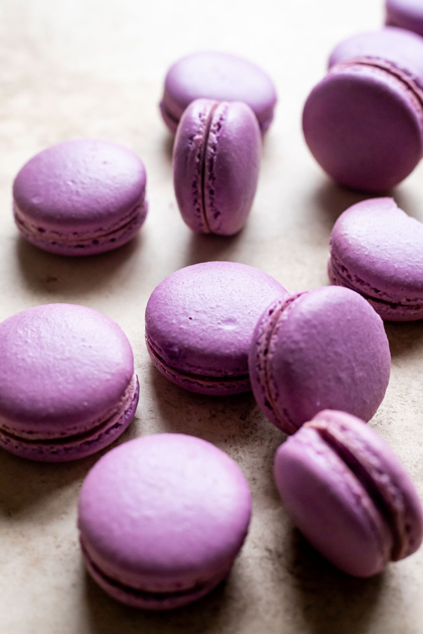 Simple Ube Macarons - Cooking Therapy