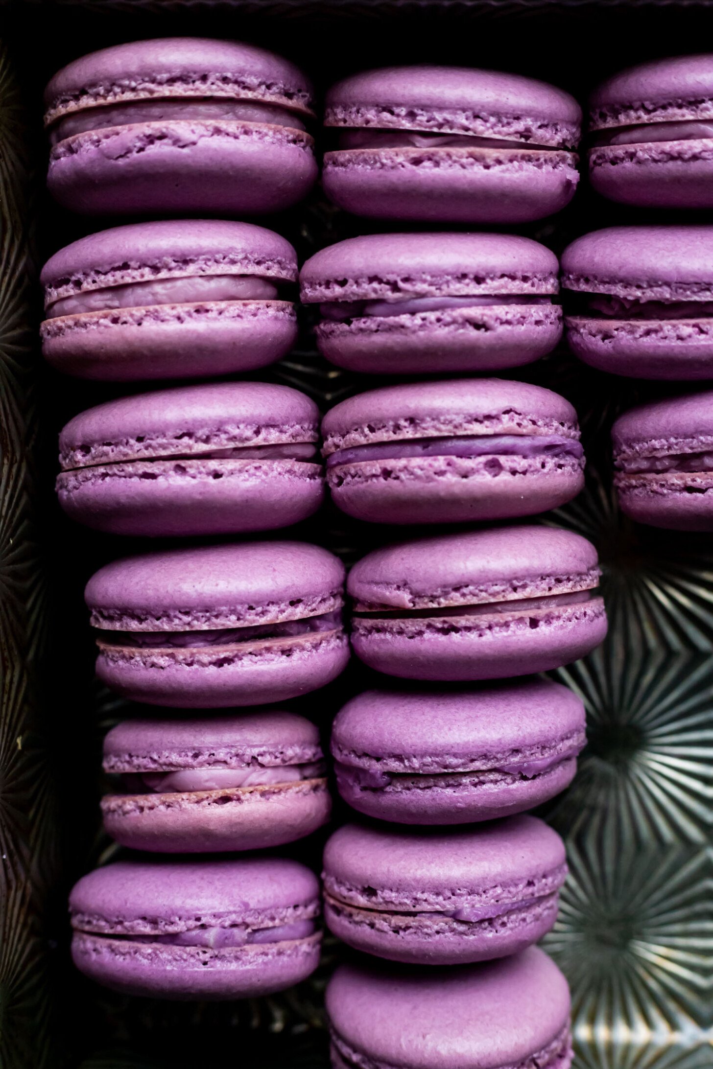 Simple Ube Macarons - Cooking Therapy