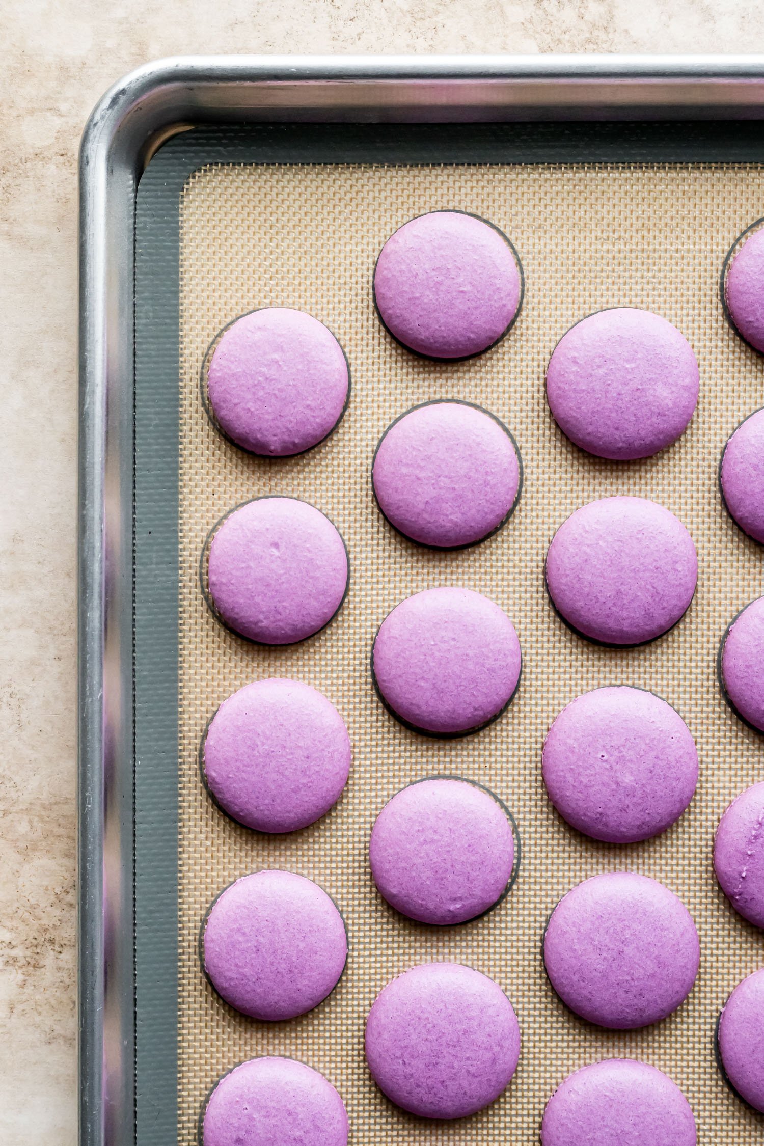 Simple Ube Macarons - Cooking Therapy