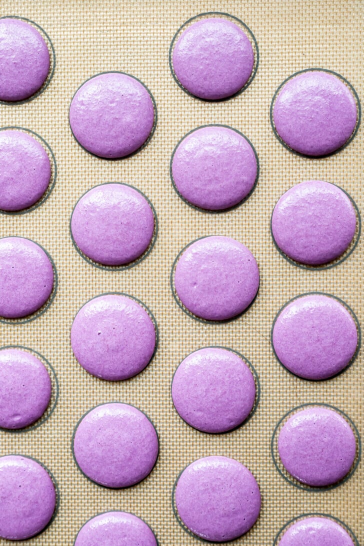 Simple Ube Macarons - Cooking Therapy