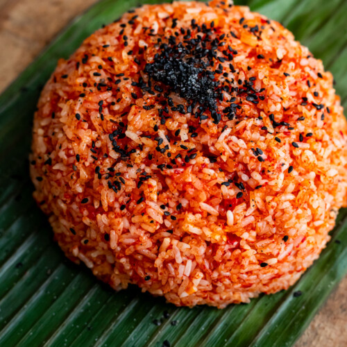 Homemade Xoi Gac (Vietnamese Red Sticky Rice) - Cooking Therapy