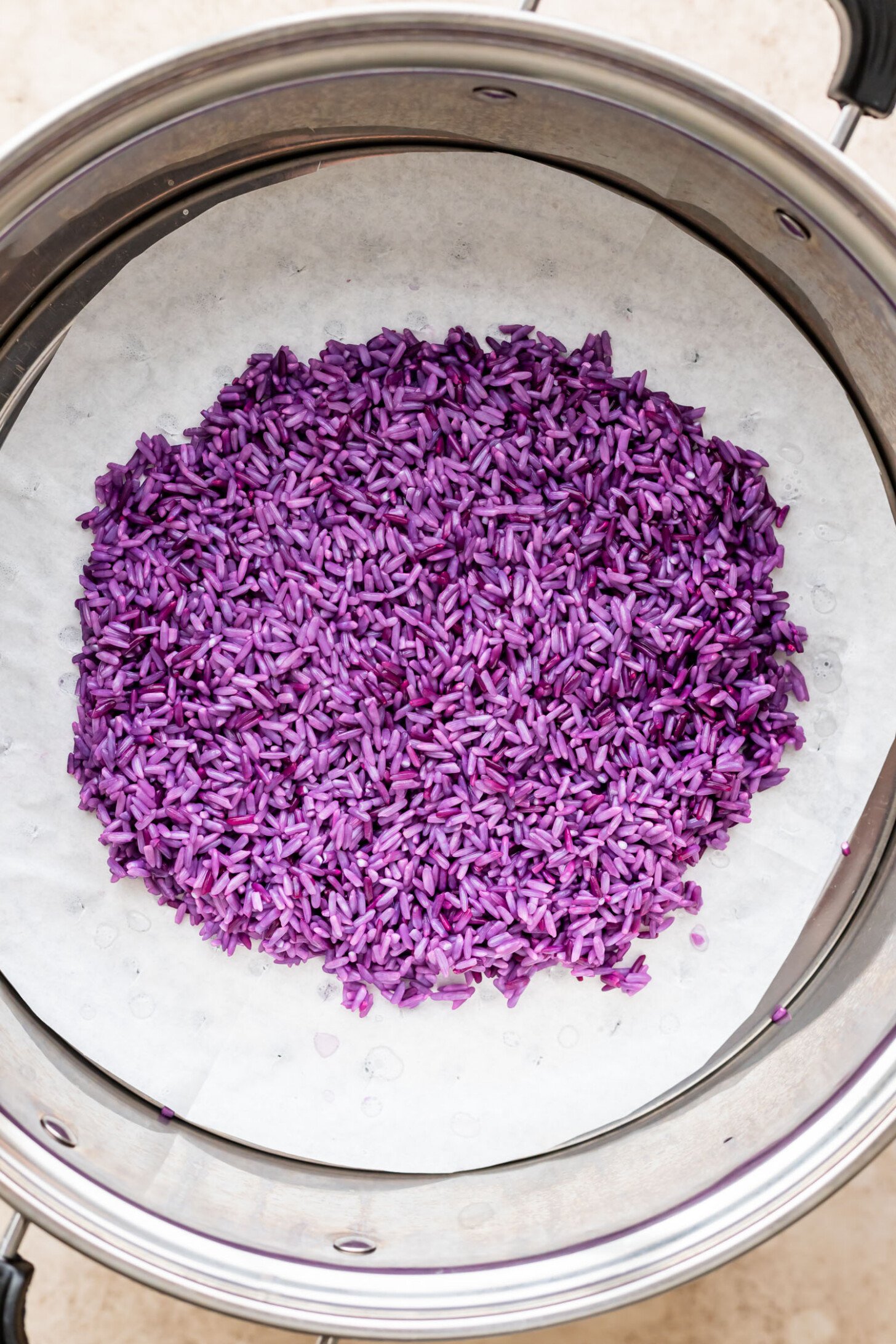 Xoi Ube (Vietnamese Purple Sticky Rice with Ube) - Cooking Therapy