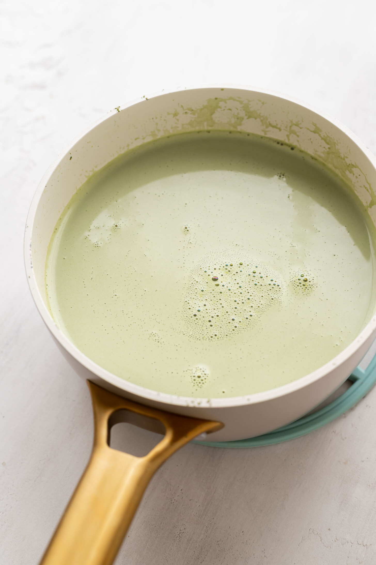 4-Ingredient Matcha Hot Chocolate - Cooking Therapy