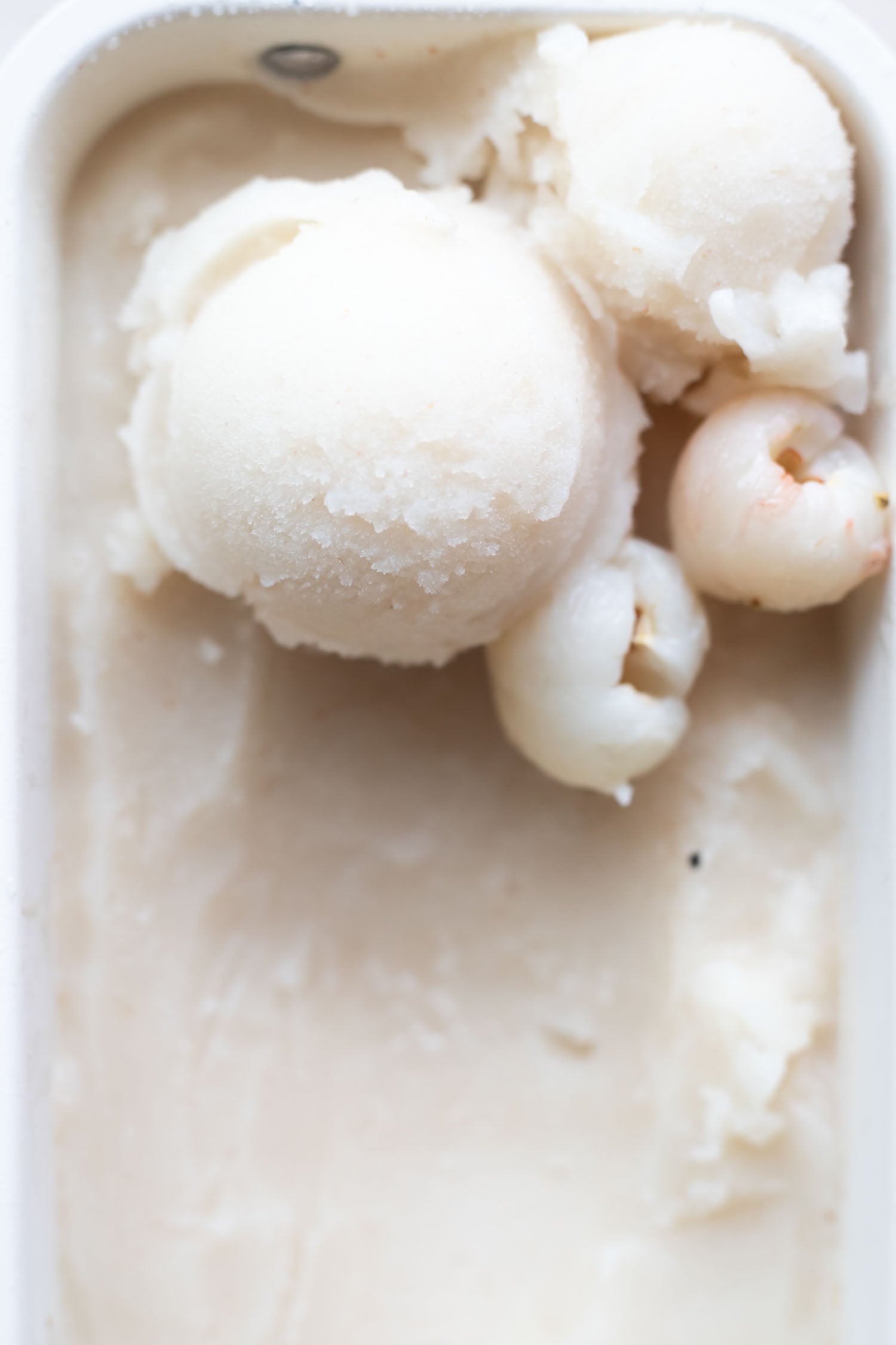 Refreshing Lychee Sorbet - Cooking Therapy
